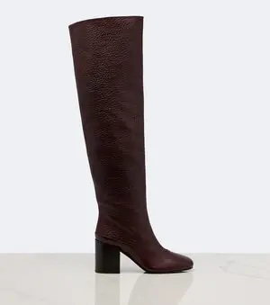 Dries Van Noten Leather Over-the-knee Boots