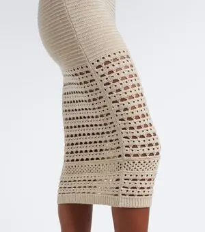 Retrofete Jaycee Crochet Cotton-blend Midi Dress