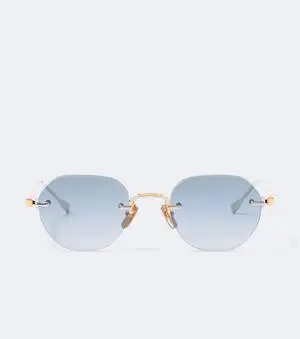 SATO Terebellum Round Frame Sunglasses - Gold