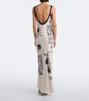 SIR. Phillipa Floral Slip Dress - White