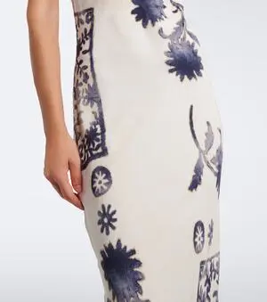 SIR. Phillipa Floral Slip Dress - White