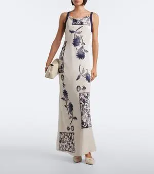 SIR. Phillipa Floral Slip Dress - White