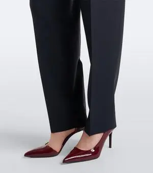 RÓHE Daria Wool And Mohair Tailored Pants - Blue