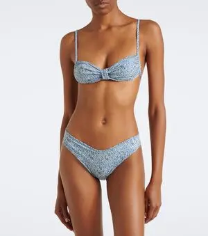 MONTCE Lulu Floral Bikini Bottoms - Blue