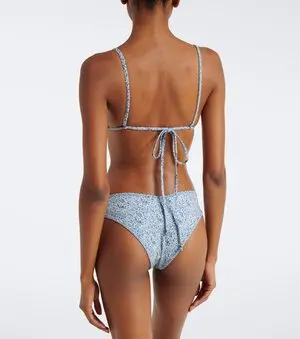MONTCE Lulu Floral Bikini Bottoms - Blue