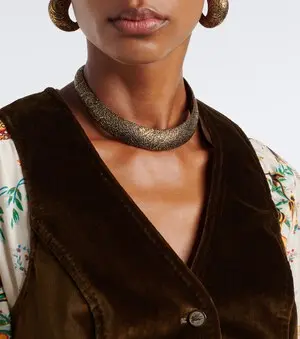 Etro Cotton Velvet Vest