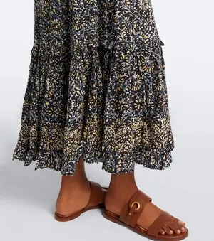 Ulla Johnson Ophelia Printed Cotton-blend Midi Dress