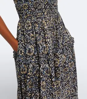 Ulla Johnson Ophelia Printed Cotton-blend Midi Dress
