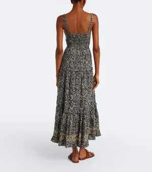 Ulla Johnson Ophelia Printed Cotton-blend Midi Dress