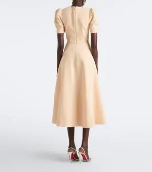 Rebecca Vallance Alexandrite Embellished Midi Dress - Yellow