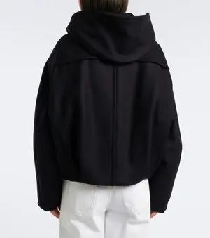 Isabel Marant Étoile Trixie Wool And Cashmere Hooded Jacket - Blue