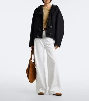Isabel Marant Étoile Trixie Wool And Cashmere Hooded Jacket - Blue