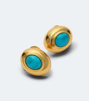 DEHANCHE Stone Embellished Stud Earrings