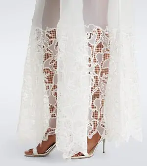 Simkhai Renis Organza Bustier Gown In Ivory - White