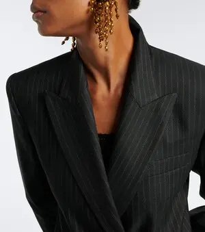 Isabel Marant Étoile Ranya Pinstripe Wool-blend Blazer