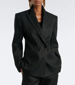 Isabel Marant Étoile Ranya Pinstripe Wool-blend Blazer