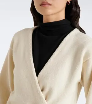 RÓHE Wool & Cashmere Wrap Cardigan