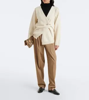 RÓHE Wool & Cashmere Wrap Cardigan