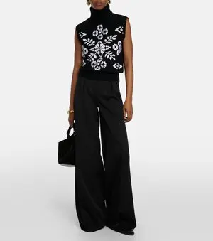 Max Mara Vivy Wool And Cashmere Sweater Vest