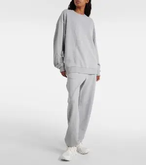 Alo Yoga Chill Cotton-blend Sweatpants In Athletic Heather