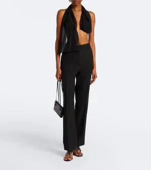 Christopher Esber Silk Scarf Bra Top