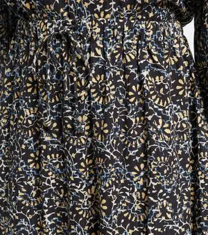 Ulla Johnson Olina Printed Tiered Midi Skirt - Multicoloured