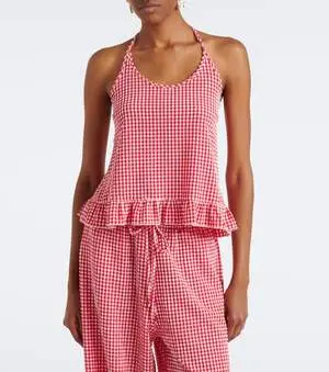 MONTCE Brooklyn Gingham Halterneck Top
