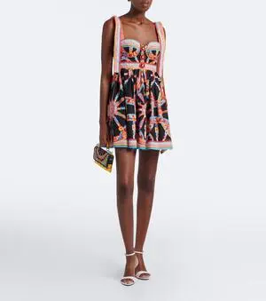 Dolce & Gabbana Carretto Cotton Mini Dress