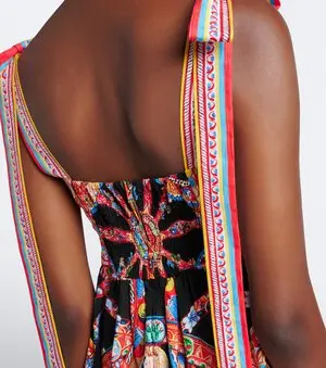 Dolce & Gabbana Carretto Cotton Mini Dress