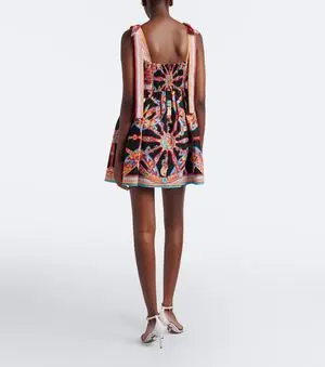 Dolce & Gabbana Carretto Cotton Mini Dress