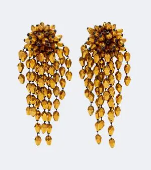 Isabel Marant Étoile Hanabi Beaded Clip-on Earrings - Gold