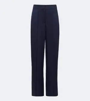 Simkhai Kyra High-rise Satin Wide-leg Pants