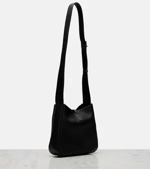 Saint Laurent Le 5 A 7 Leather Crossbody Bag - Black
