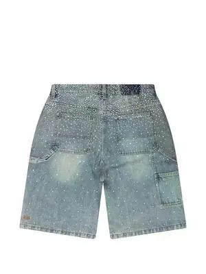 Ksubi Maxx Operator Crystal-embellished Shorts
