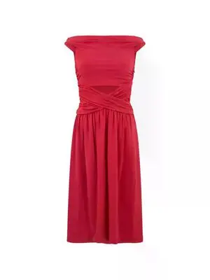 Alberta Ferretti Gathered Day Dresses