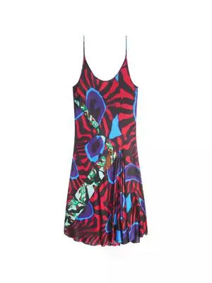 Dries Van Noten Printed Slip Dress