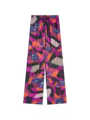 Dries Van Noten Moiré Pants - Pink