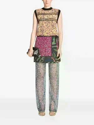 Dries Van Noten Heeled Velvet Mules