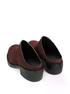 Dries Van Noten Suede Workwear Mules