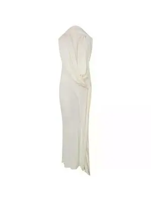 Alberta Ferretti Hooded Maxi Dress