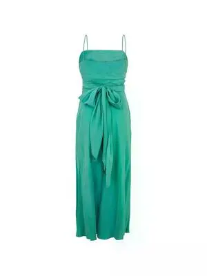 Alberta Ferretti Silk Cut-out Midi Dress