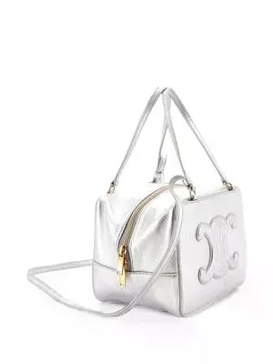 Celine Cuir Triomphe Folded Cube Bag Leather Shoulder Bag