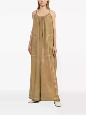UMA WANG Washed-effect Wide-leg Jumpsuit