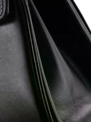 Celine 16 Top Handle Bag In Smooth Calfskin - Black