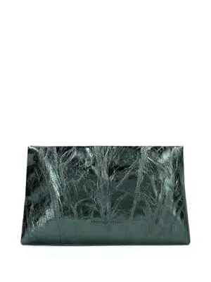 Dries Van Noten Large Leather Envelope Bag