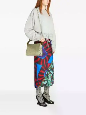 Dries Van Noten Medium Velvet Bag