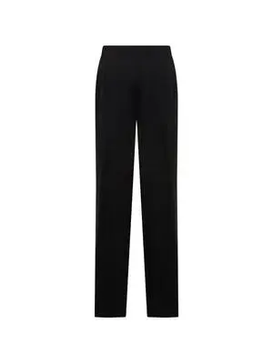 Alberta Ferretti High-waisted Straight-leg Trousers