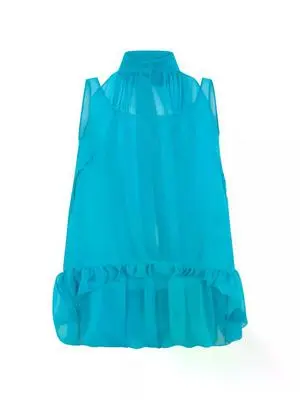 Alberta Ferretti Silk Chiffon Blouse