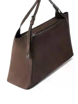 Brunello Cucinelli Sartorial Shopper Bag In Suede