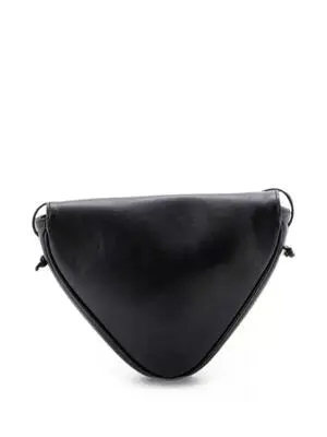 Celine Triangle Bag Small Leather Crossbody - Black